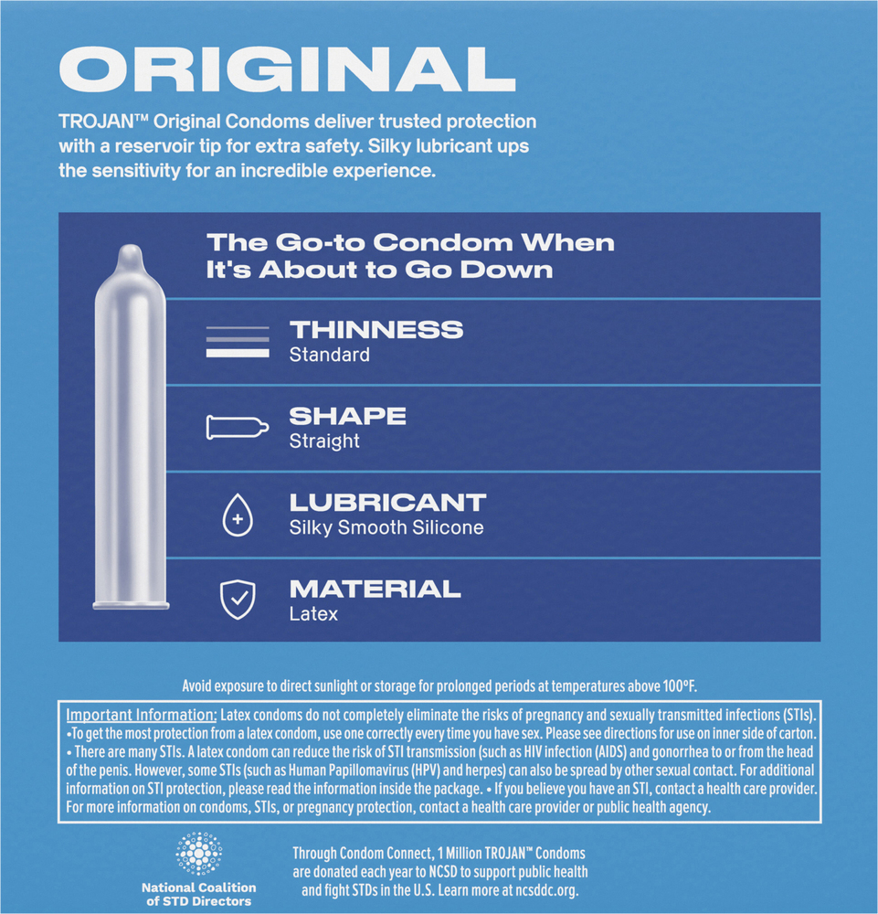 trojan enz condom sizes