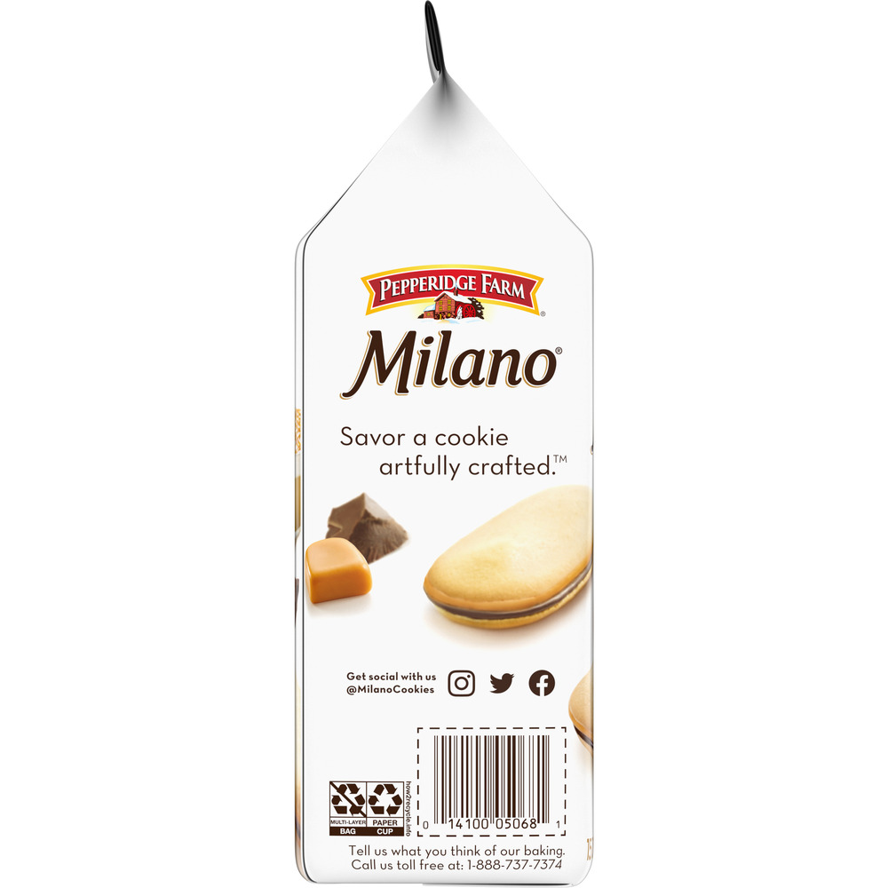 Pepperidge Farm Milano Cookies, Distinctive, Caramel Macchiato Flavored ...