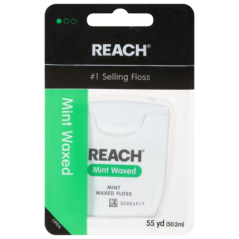Reach Floss, Mint Waxed-Main