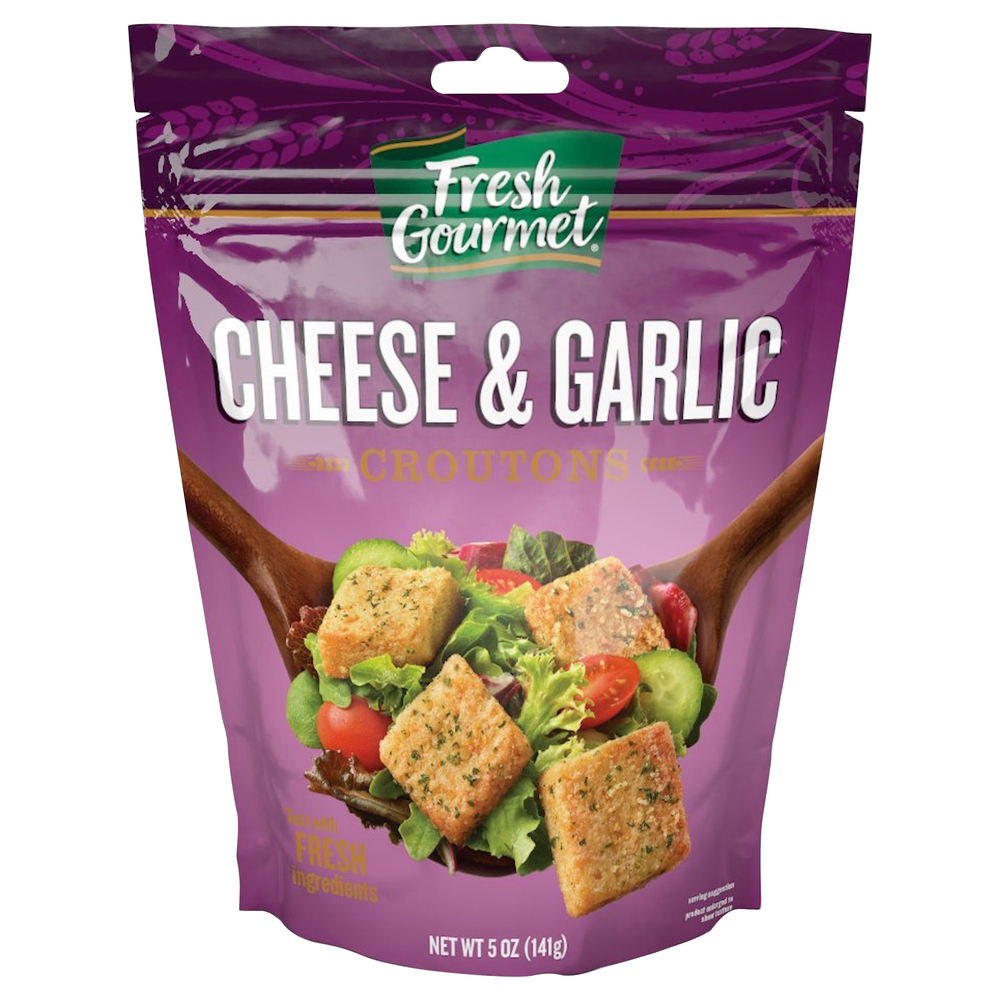 Fresh Gourmet Croutons, Cheese & Garlic-Main