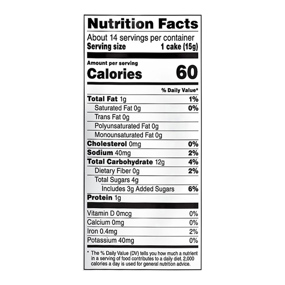 Quaker Rice Cakes, Chocolate-Nutrition-Facts