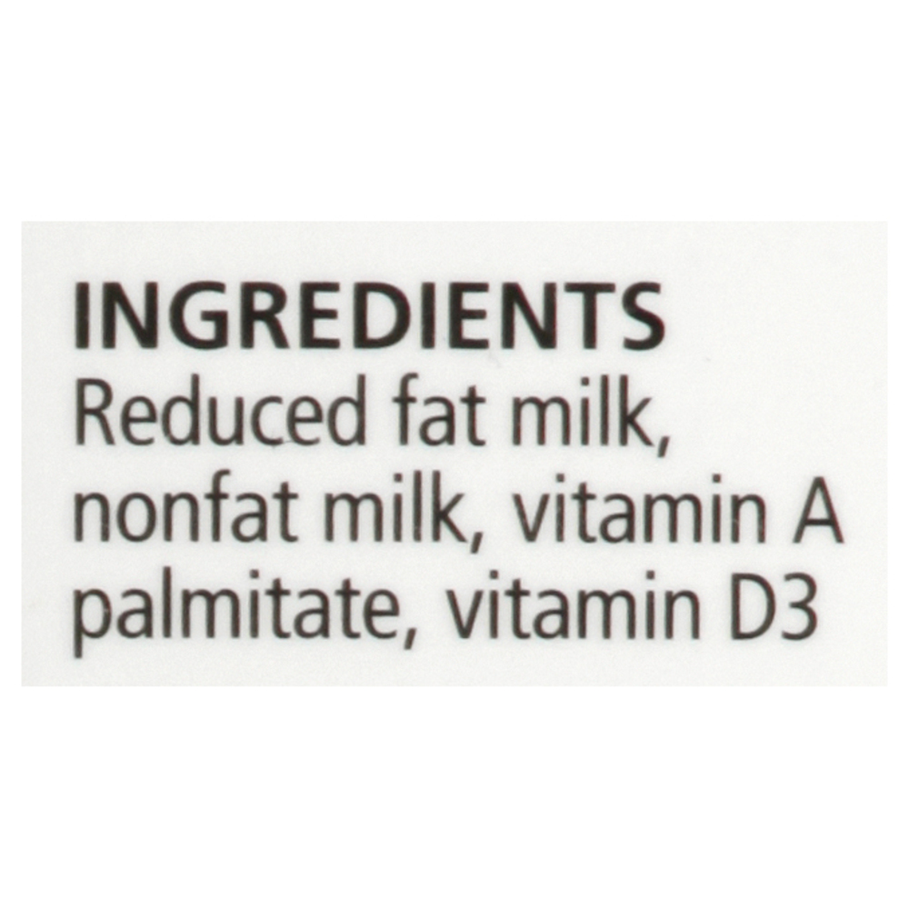 a2 Milk, Reduced Fat, 2%, Ultra-Pasteurized-Ingredients
