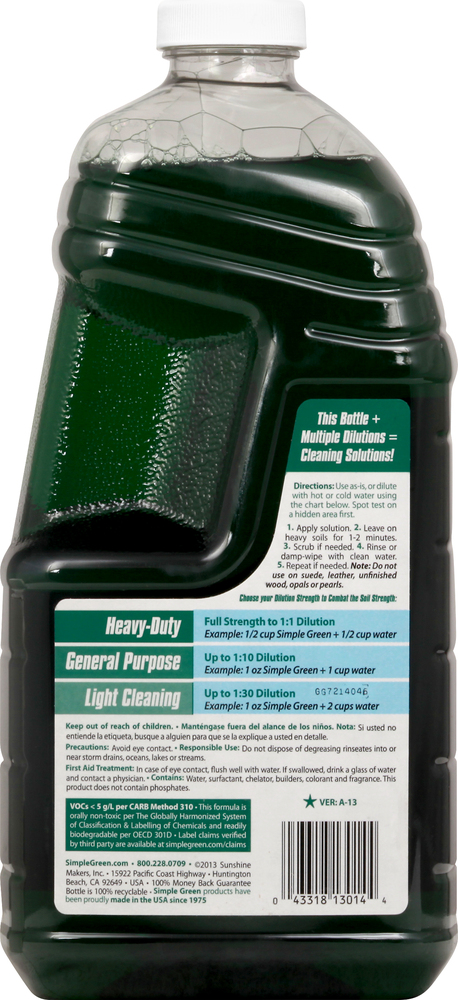 simple green directions