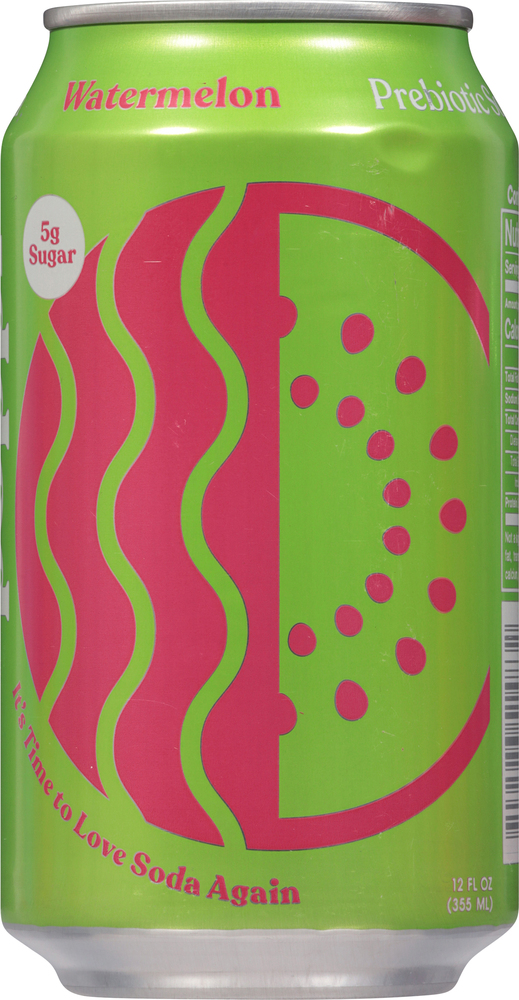 Poppi Prebiotic Soda, Watermelon-Planogram-Right