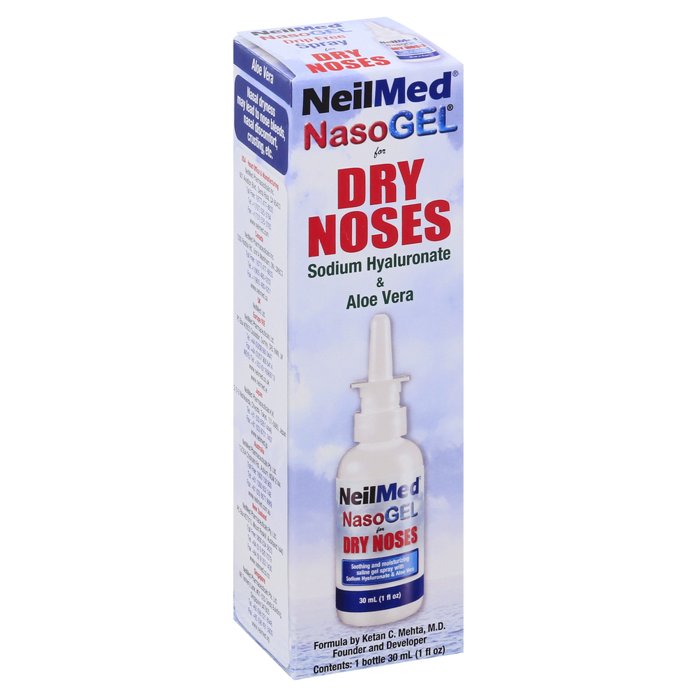 NeilMed NasoGel Gel Spray, Aloe Vera, for Dry Noses-Main