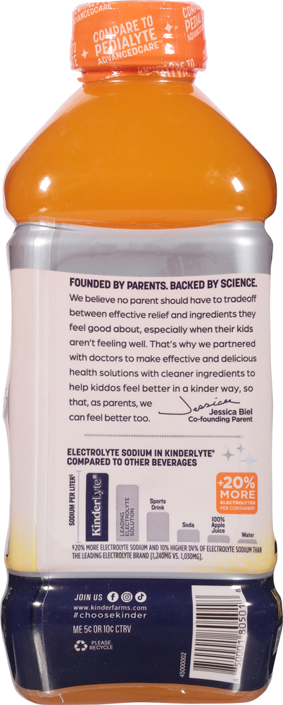 KinderLyte Orange Electrolyte Solution-Planogram-Left