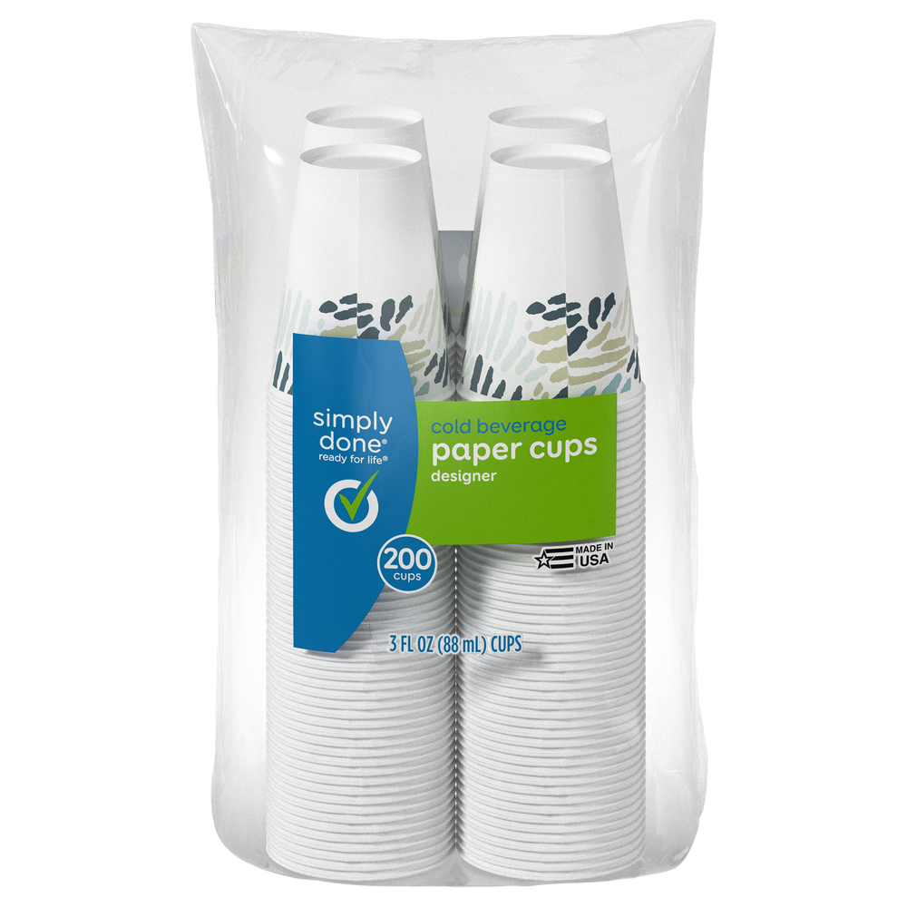 Simply Done Paper Cups, Designer, Cold Beverage-Main