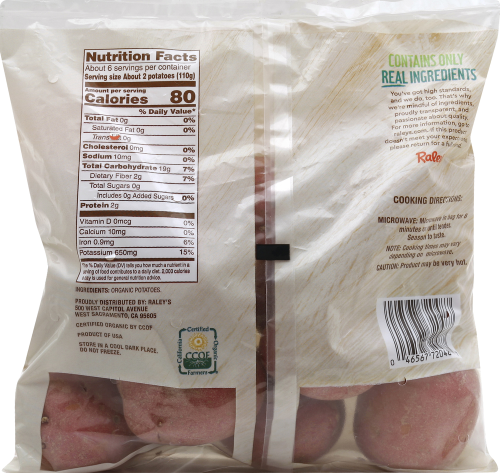 Raley's Organic Red Potatoes-Planogram-Back