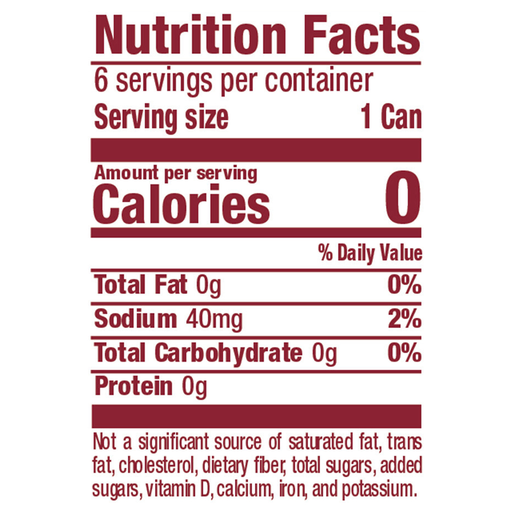 Dr Pepper Soda, Diet-Nutrition-Facts