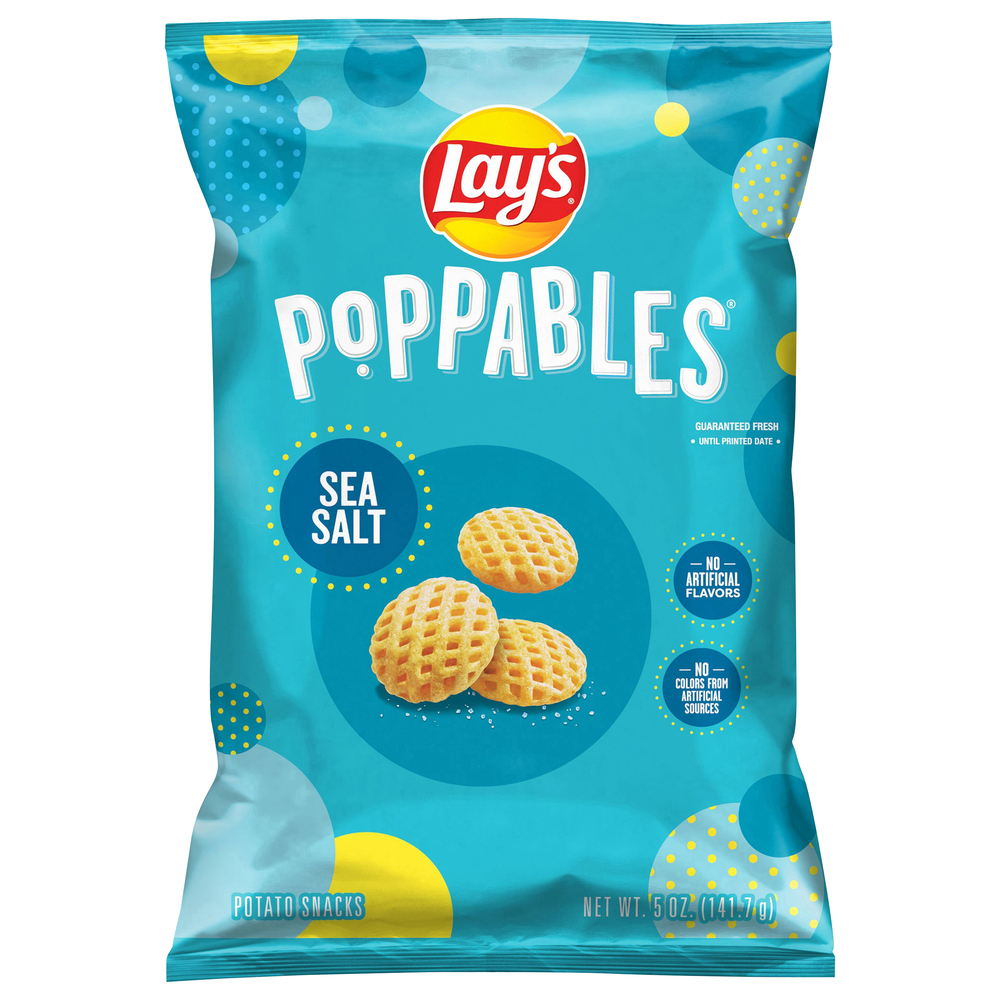 Lay's Poppables Potato Snacks, Sea Salt-Main