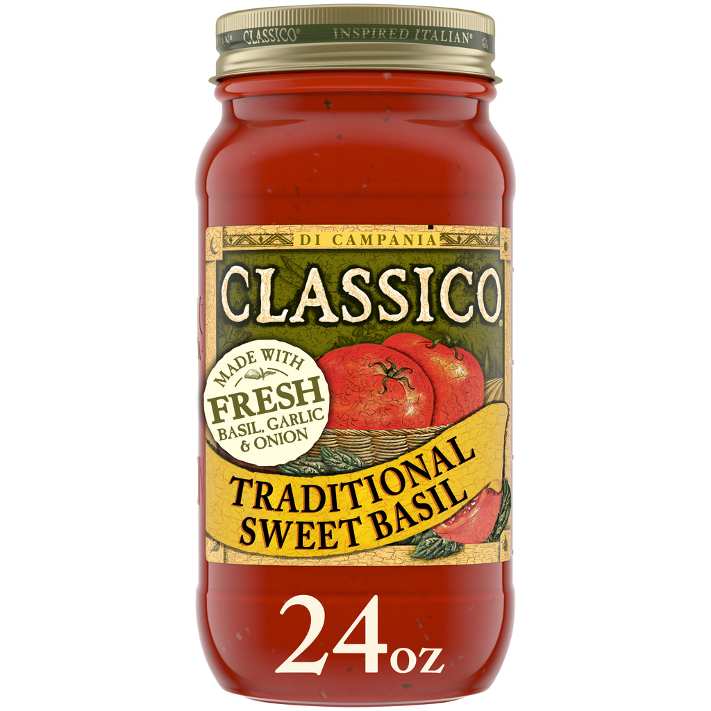 Classico Pasta Sauce, Traditional Sweet Basil-Hero