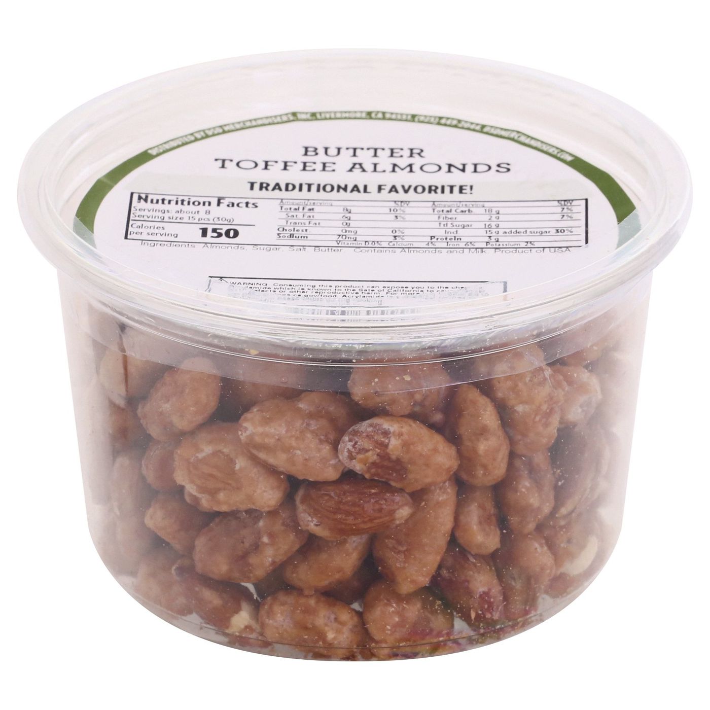 Almonds, Butter Toffee-Main