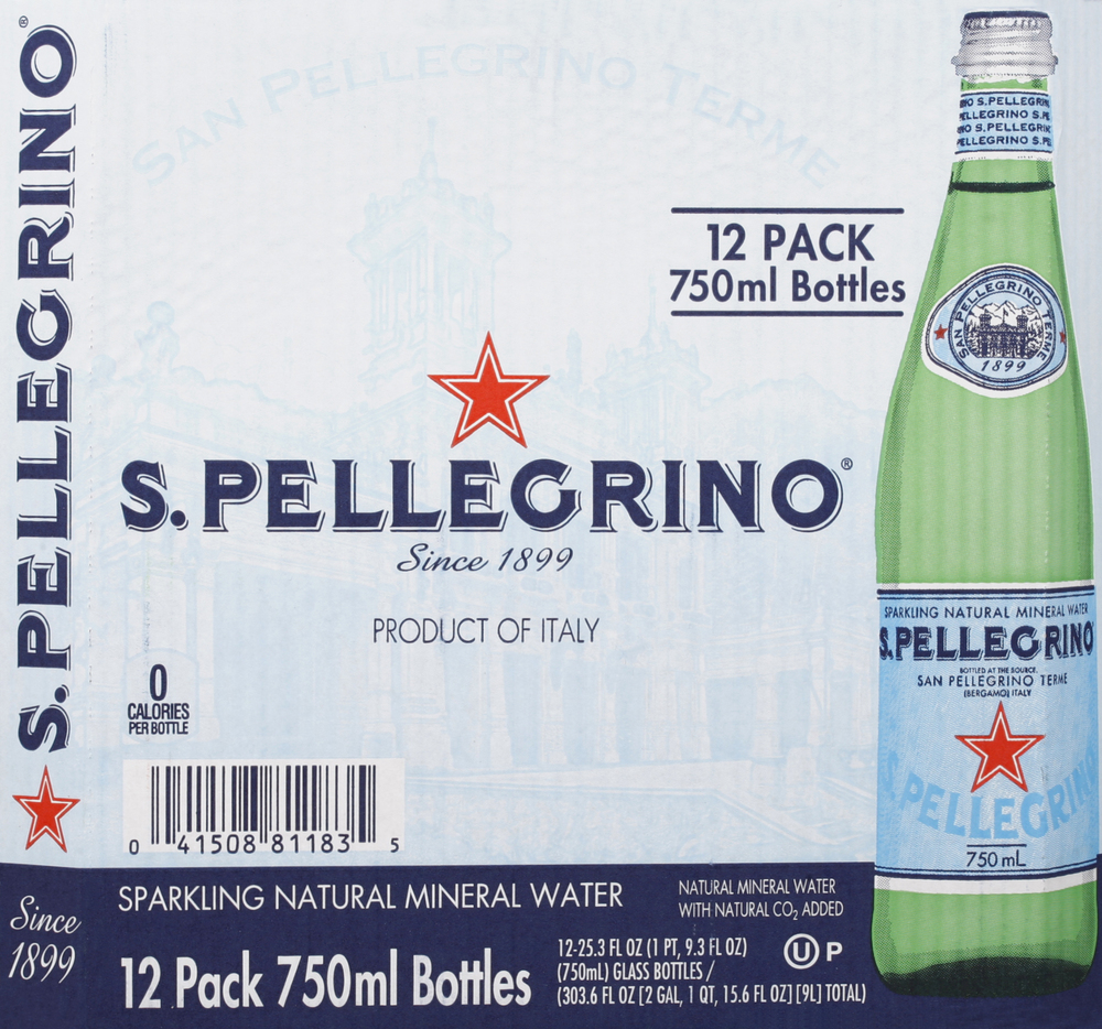 Sanpellegrino Sparkling Natural Mineral Water-Planogram-Back