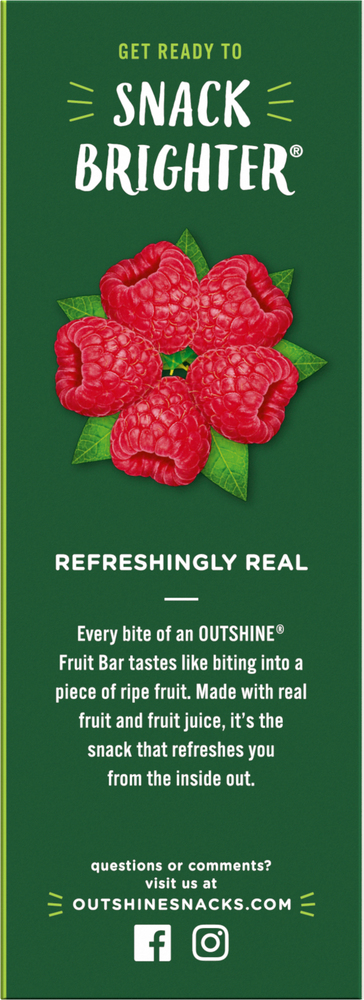 Outshine Fruit Ice Bars, Raspberry-Planogram-Left
