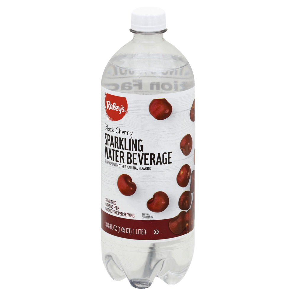 Raley's Black Cherry Sparkling Water-Main