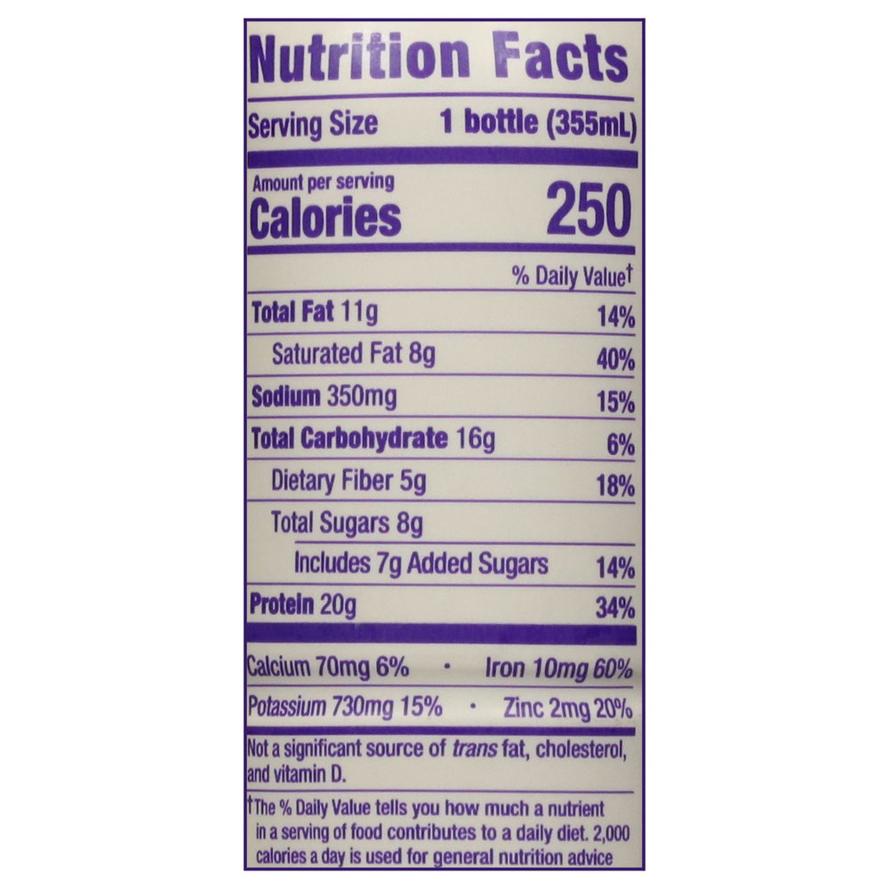 Rebbl Plant- Powered Elixir, Organic, Dark Chocolate, Protein-Nutrition ...