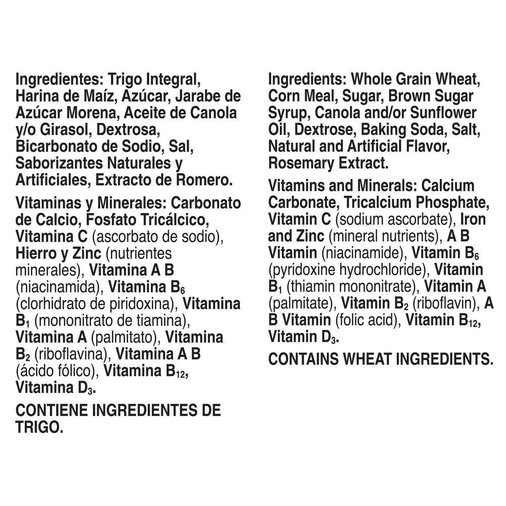 Golden Grahams Cereal, Retro Recipe-Ingredients