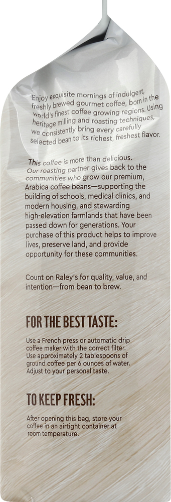 Raley's Hawaiian Blend 100% Arabica Light Roast Ground Coffee-Planogram ...