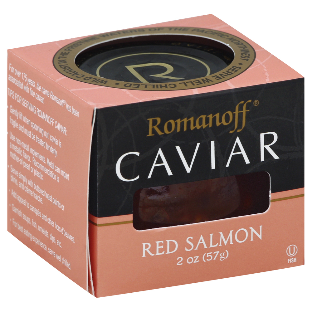 Romanoff Caviar, Red Salmon-Main