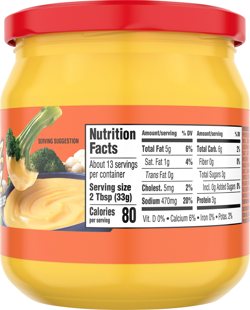 Cheez Whiz Product Label