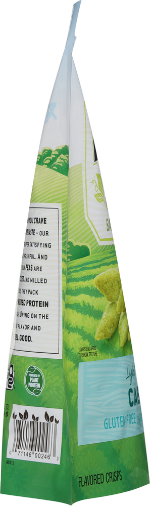 Harvest Snaps Green Pea Snacks, Baked, Caesar-Planogram-Left