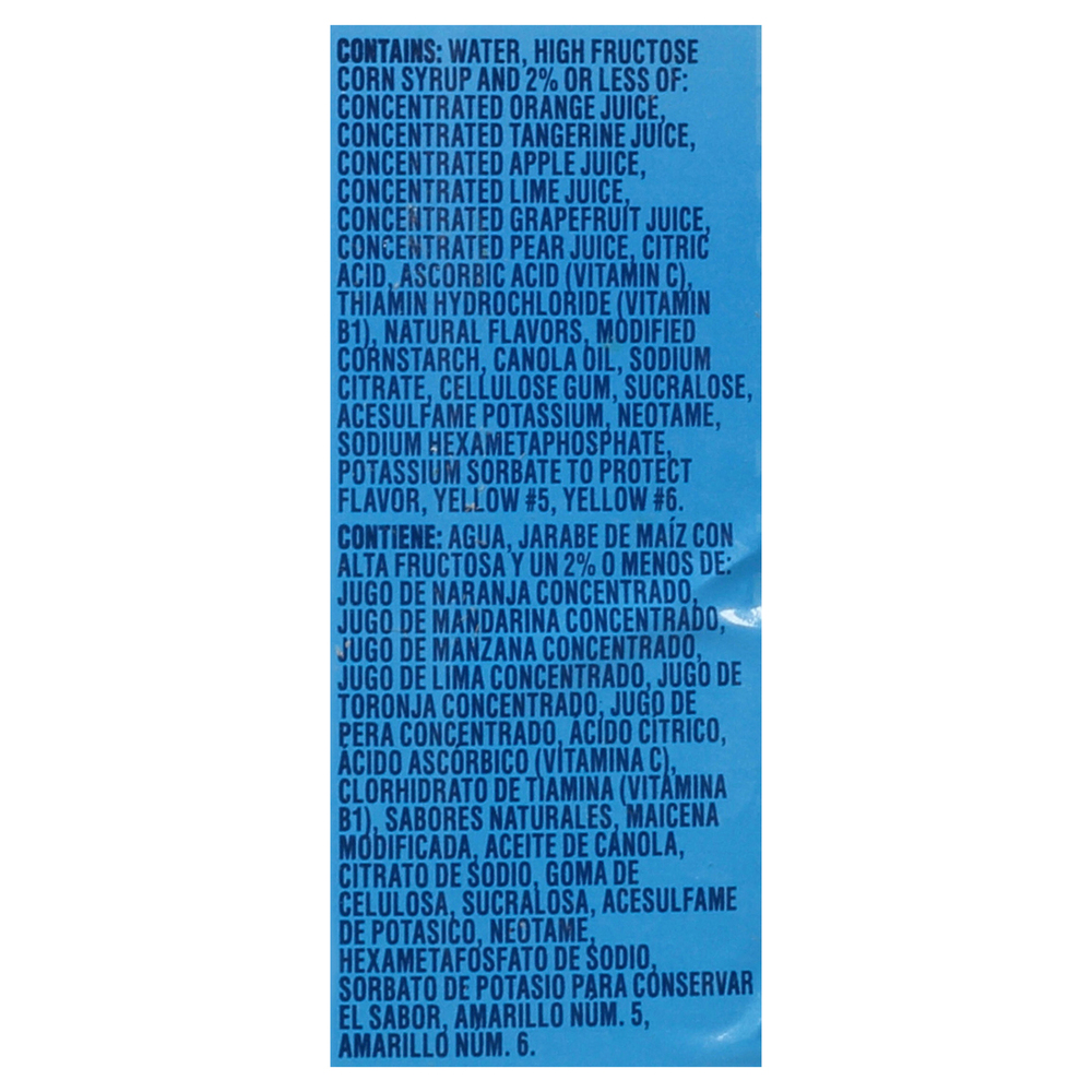 Sunny Delight Ingredients List