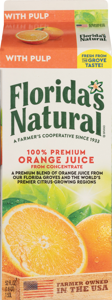 Florida's Natural Orange Juice-Planogram-Back