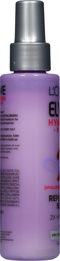 Elvive Replumping Serum, 2% Hyaluronic Care Complex, Hyaluron + Plump ...