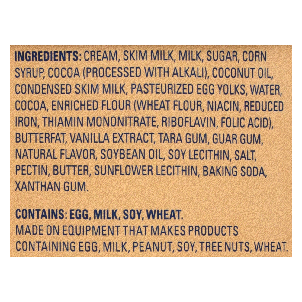 Tillamook Ice Cream, Waffle Cone Swirl-Ingredients