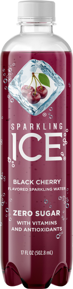 Sparkling Ice Sparkling Water, Zero Sugar, Black Cherry-Main