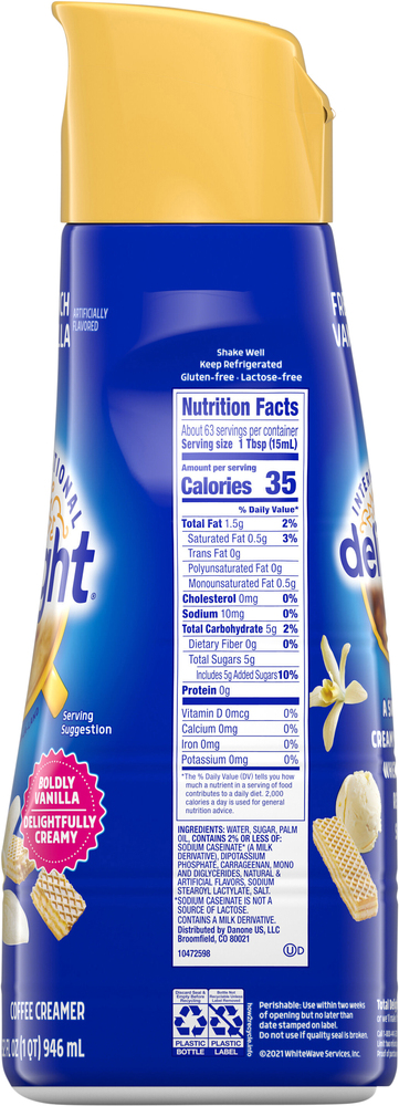 International Delight Coffee Creamer, French Vanilla-Planogram-Right