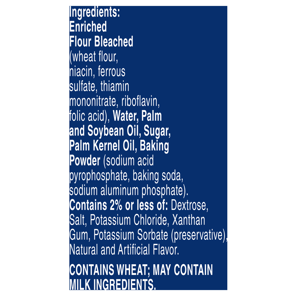 Pillsbury Grands! Biscuits, Big, Buttermilk, Southern Homestyle-Ingredients