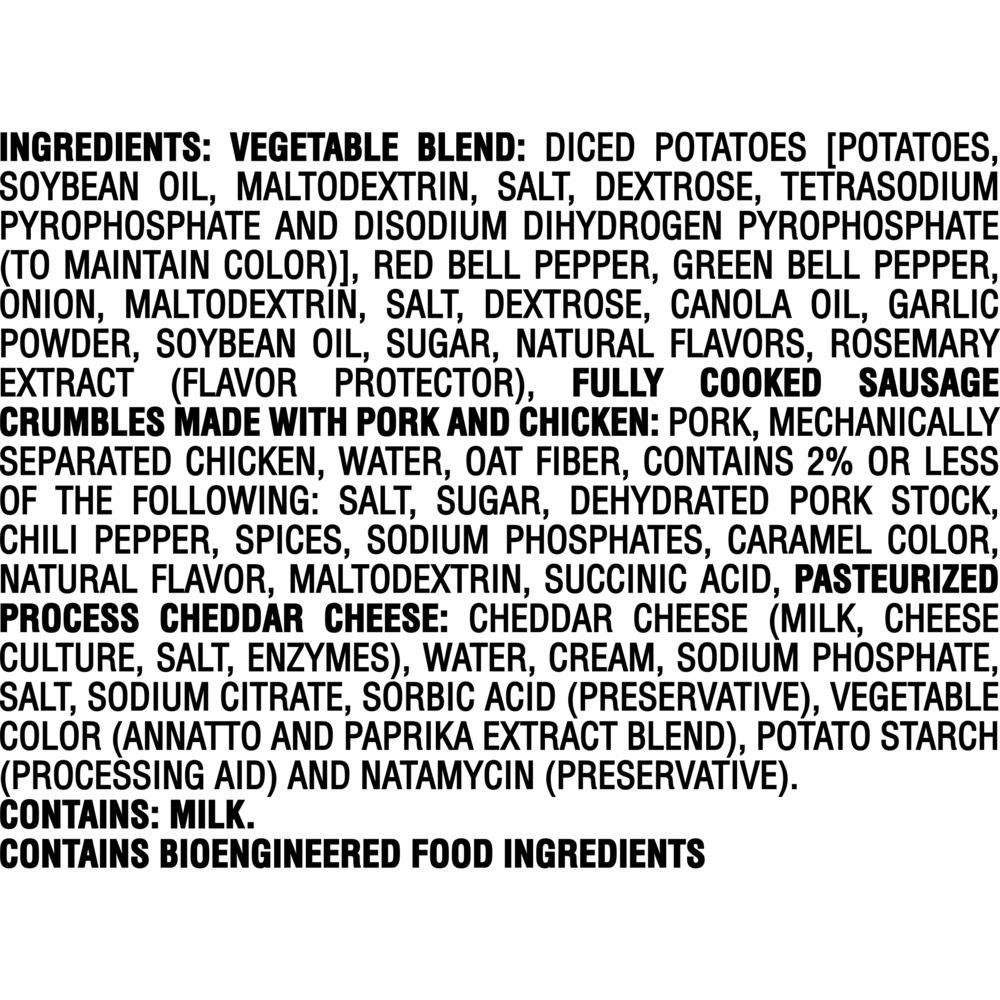 Jimmy Dean Jimmy Dean Skillets, Sausage, Frozen Breakfast, 16 oz ...