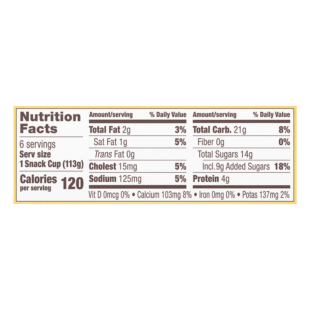 Kozy Shack Original Recipe Rice Pudding-Nutrition-Facts