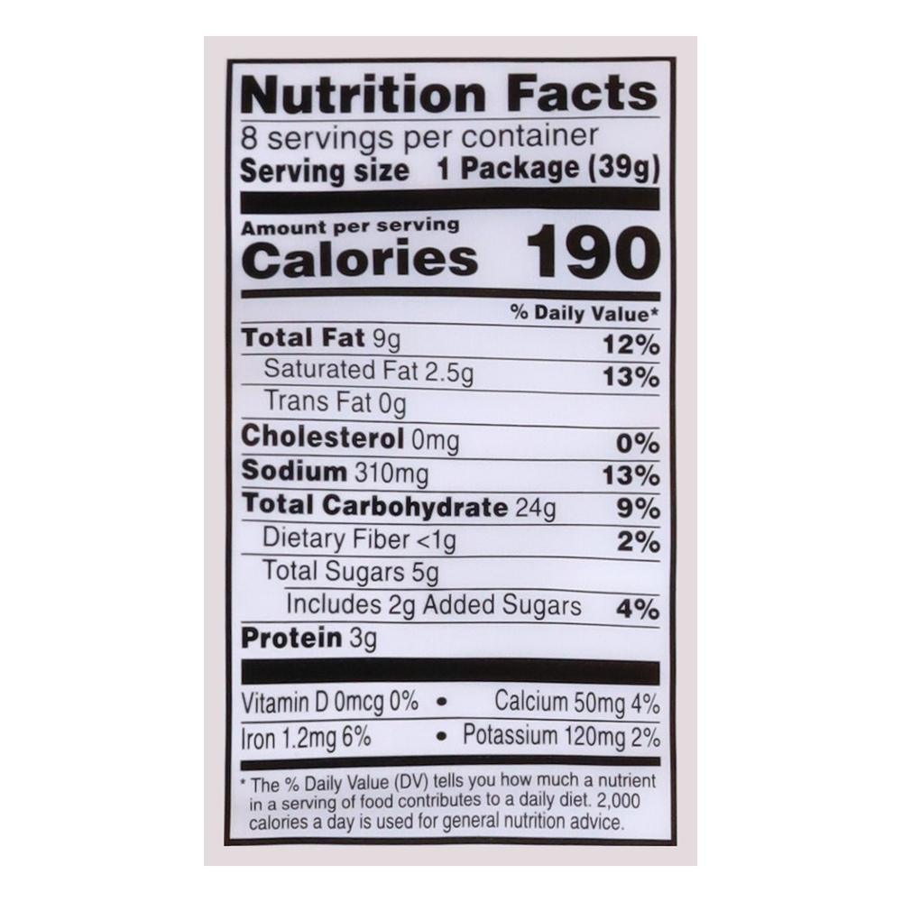 Keebler Sandwich Crackers, Club & Cheddar, 8 Pack-Nutrition-Facts