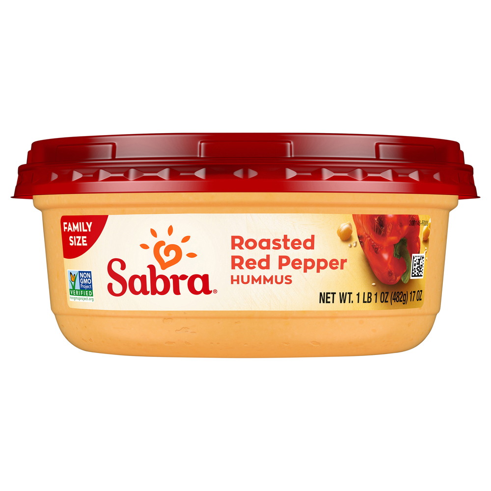 Sabra Hummus, Roasted Red Pepper, Family Size-Main