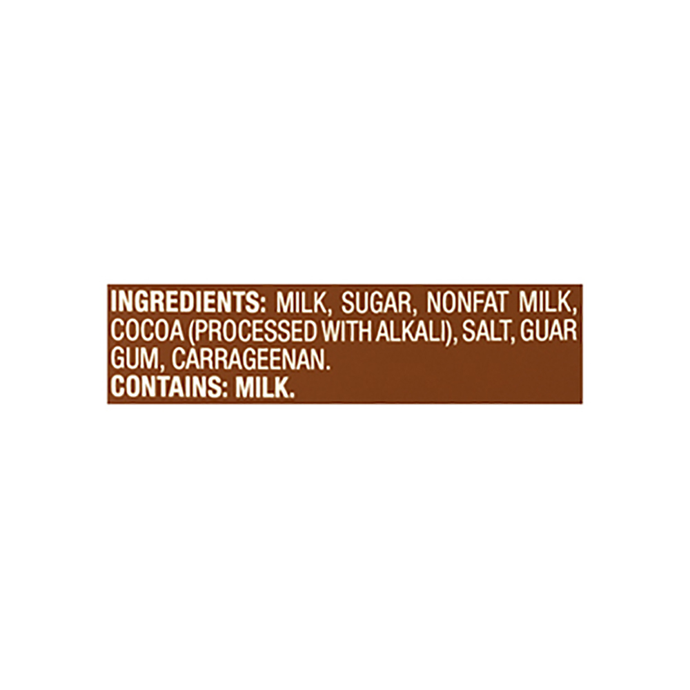 Promised Land Dairy Whole Milk Midnight Chocolate Ingredients