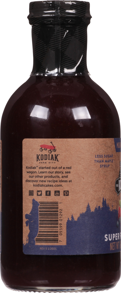 Kodiak Syrup, Super Fruit, Mountain Berry-Planogram-Left