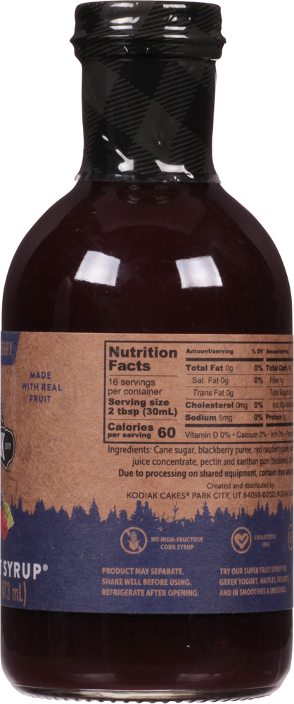 Kodiak Syrup, Super Fruit, Mountain Berry-Planogram-Right