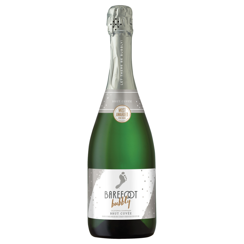Barefoot Bubbly Bubbly Brut Cuvee California Champagne Sparkling Wine-Main