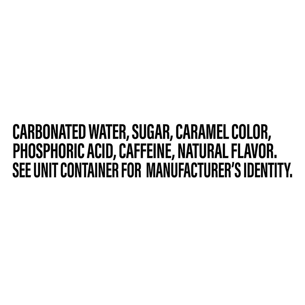 Pepsi-Cola Soda-Ingredients