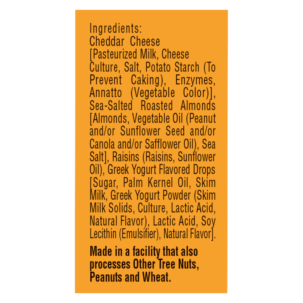 Sargento Balanced Breaks, Sweet, Cheddar Cheese/Almonds/Raisins & Greek ...