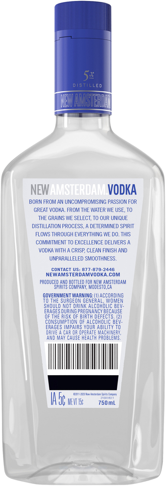 vodka label back