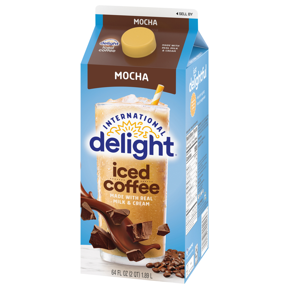 International Delight Iced Coffee Mocha Front Right Elevated