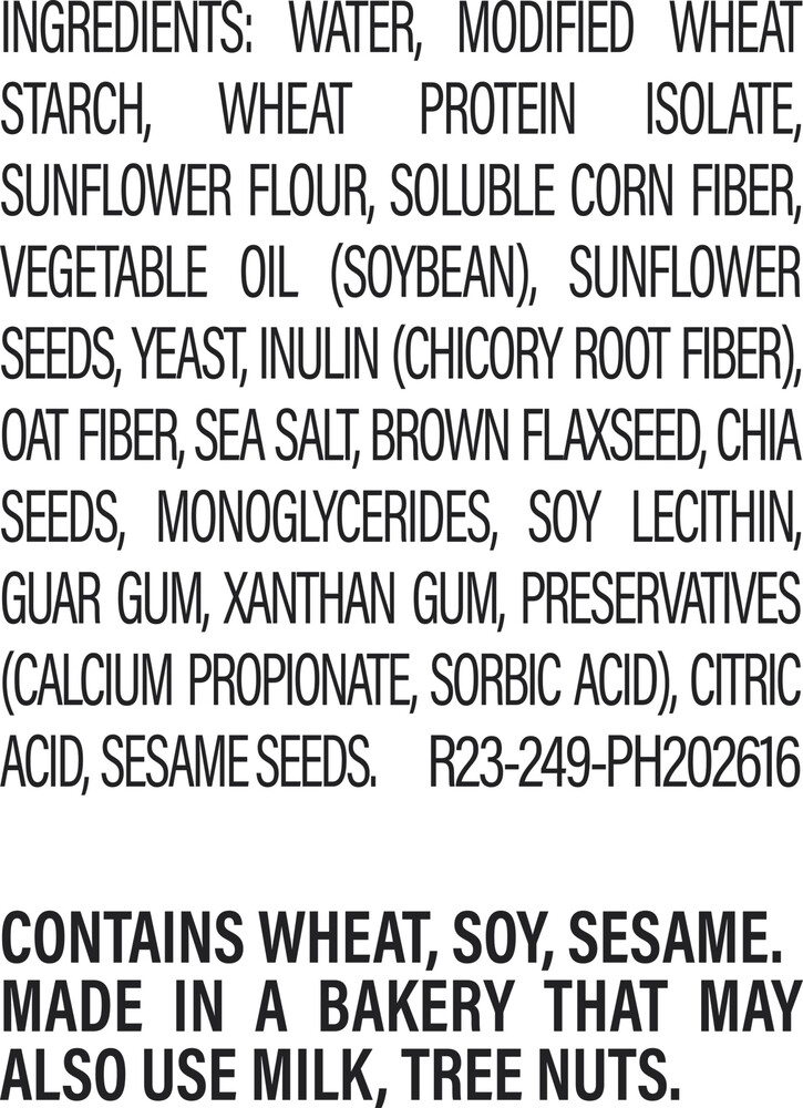 Oroweat Shelf-Stable Superior Keto Seeded Bread, 20 oz-Ingredients