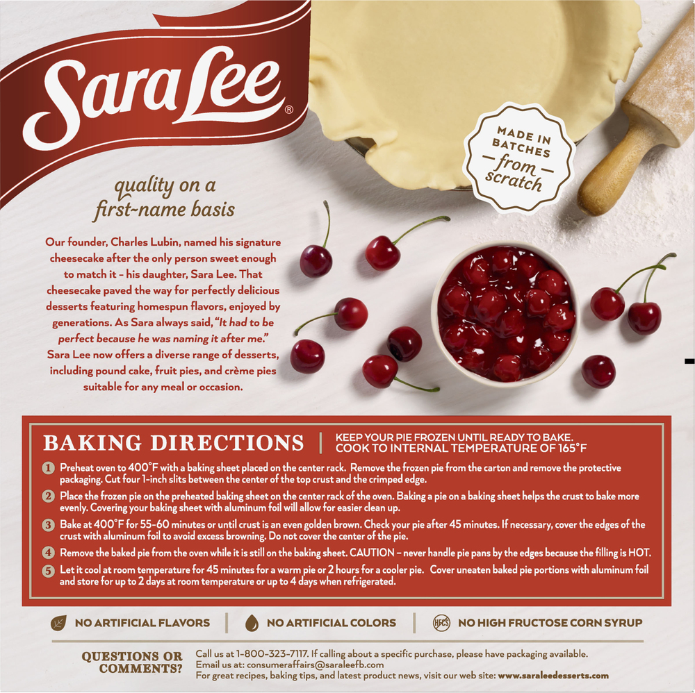 artificial cherry pie