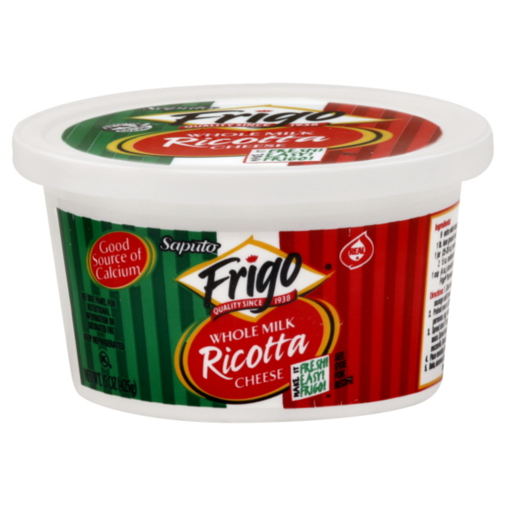 Frigo Ricotta Cheese, Whole Milk-Ecom