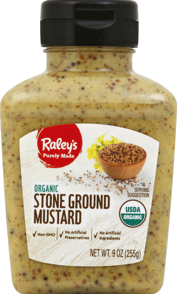 Raley's Purely Made Organic Stone Ground Mustard-Main