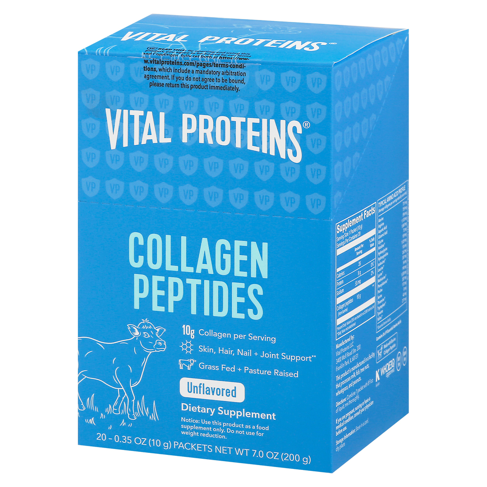 Vital Proteins Collagen Peptides, Unflavored-Front-Right-Elevated