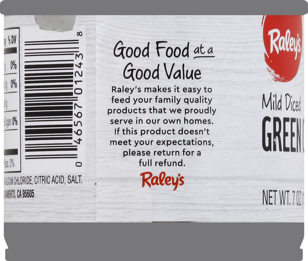 Raley's Mild Diced Green Chiles-Planogram-Left